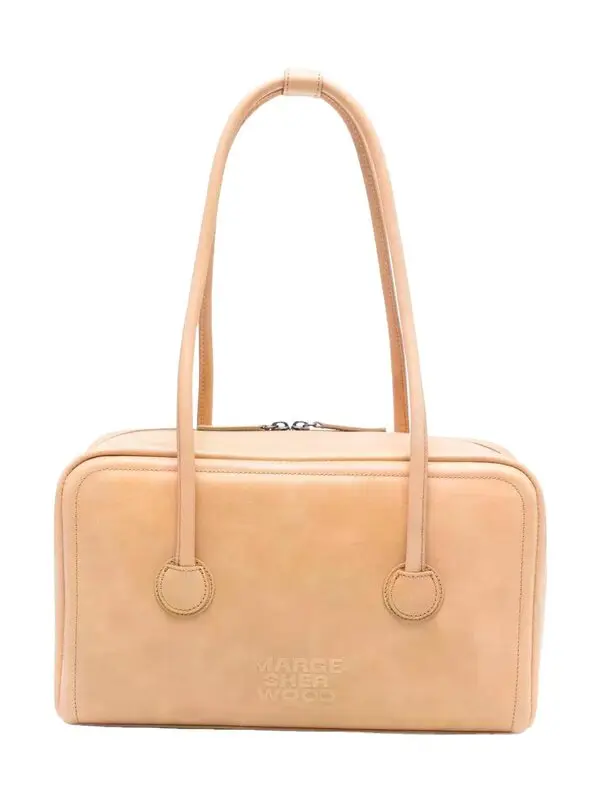 MARGESHERWOOD Leather Shoulder Bag - Neutrals