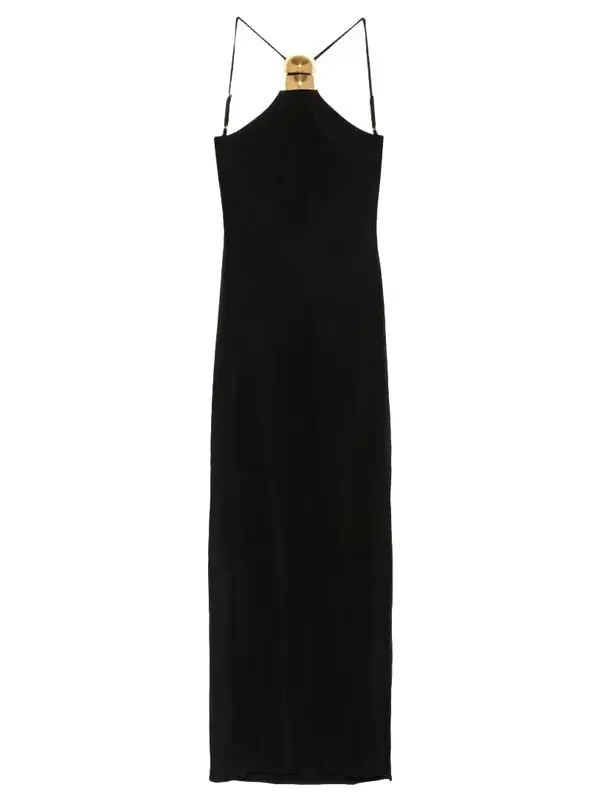 Cult Gaia Vaela Halterneck Maxi Dress - Black
