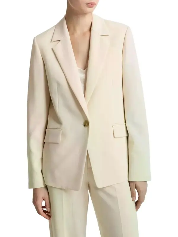 Vince Single-breasted Blazer - Neutrals