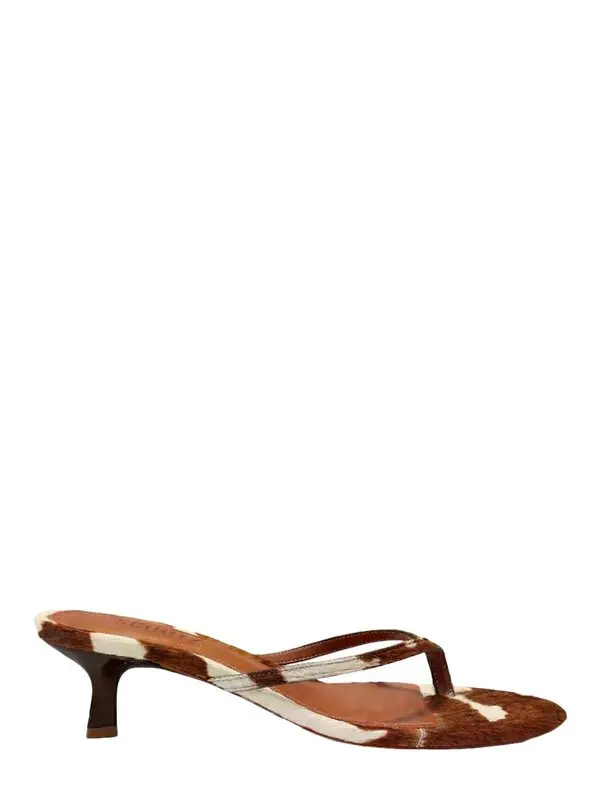 Schutz Carolyn Thong Heel Pumps - Brown