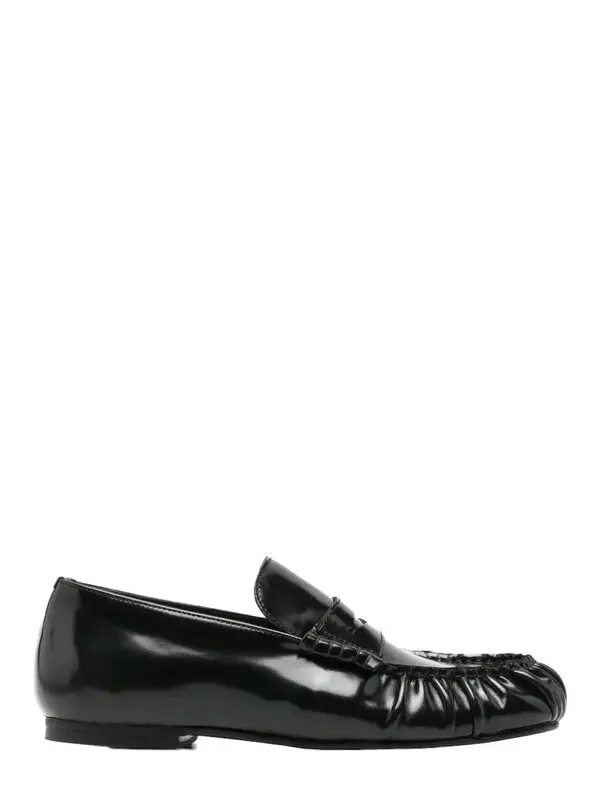 ALOHAS Aven Leather Loafers - Black