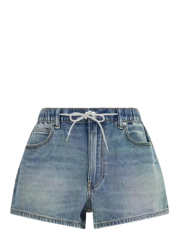 Alexander Wang Marathon Denim Shorts - Blue