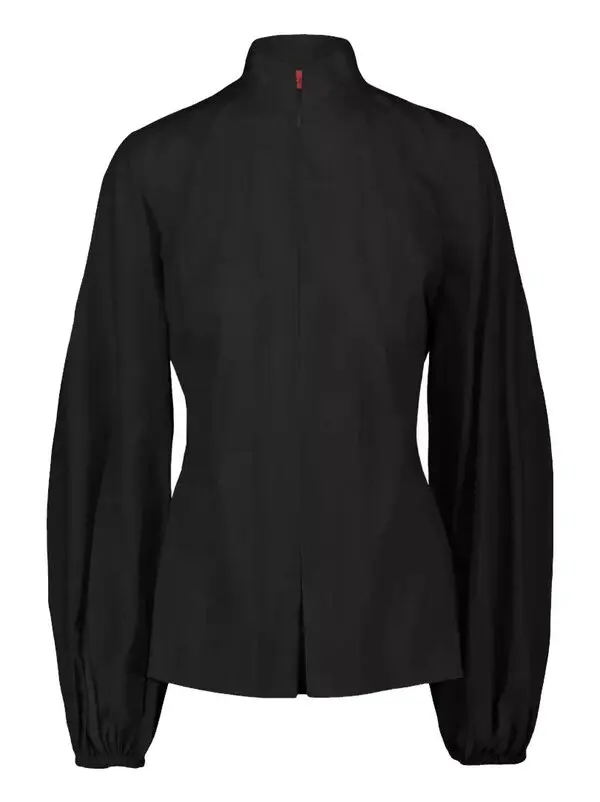 THELATEST High Neck Long-sleeve Shirt - Black