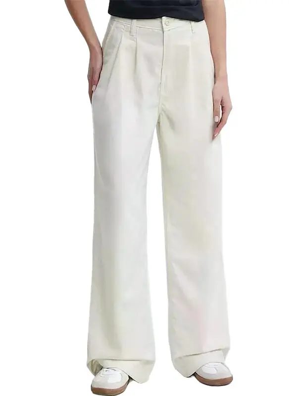 VANS Pleated Wide Leg Trousers - Neutrals