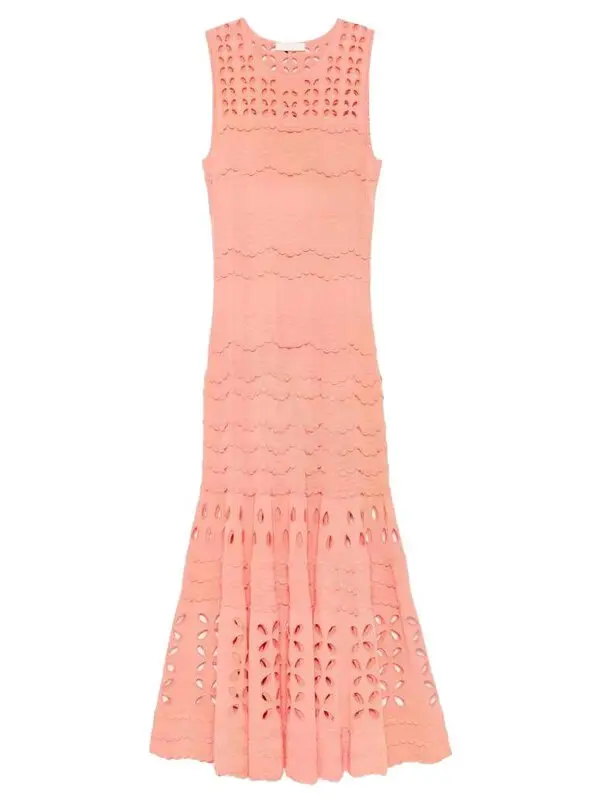 Ulla Johnson Lakshmi Sleeveless Midi Dress - Pink