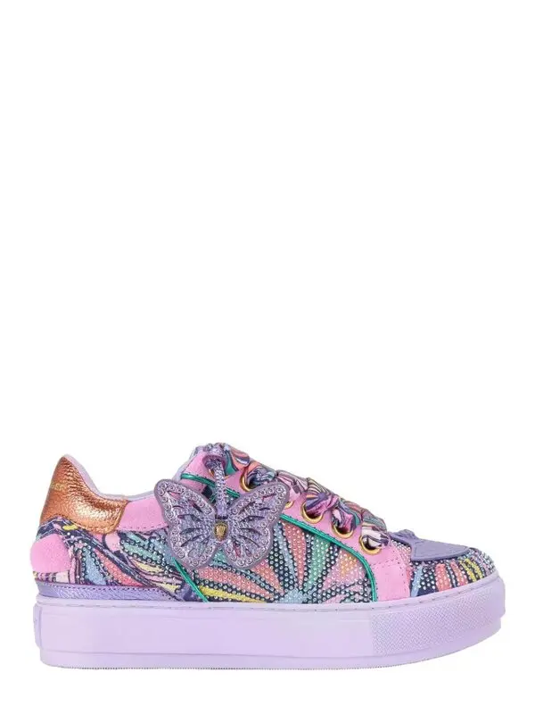 Kurt Geiger Butterfly Print Southbank Sneakers - Pink