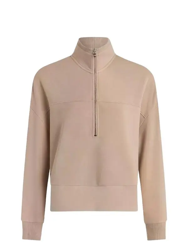 Varley Kayleigh Half Zip Sweatshirt - Neutrals