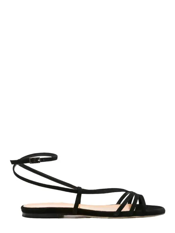 THE SELLER Suede Sandals - Black