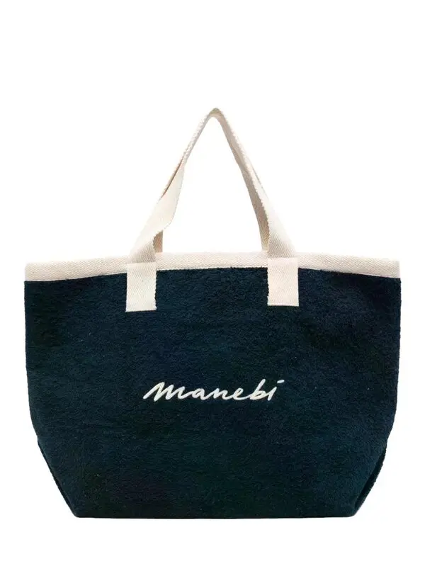 Manebí Logo-embroidered Tote Bag - Blue