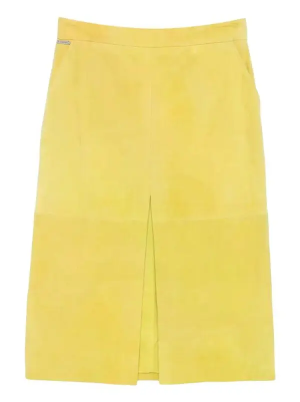 Iceberg Slit Skirt - Yellow
