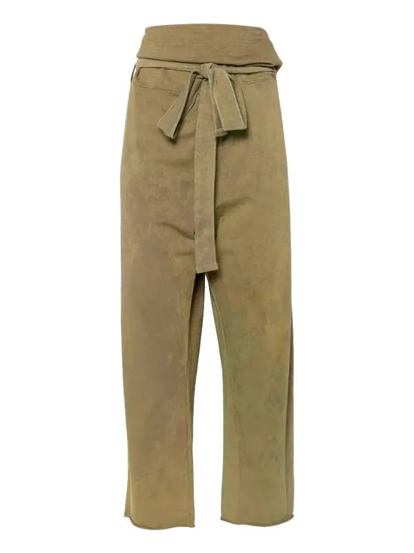 OSKLEN Tie-waist Trousers - Green