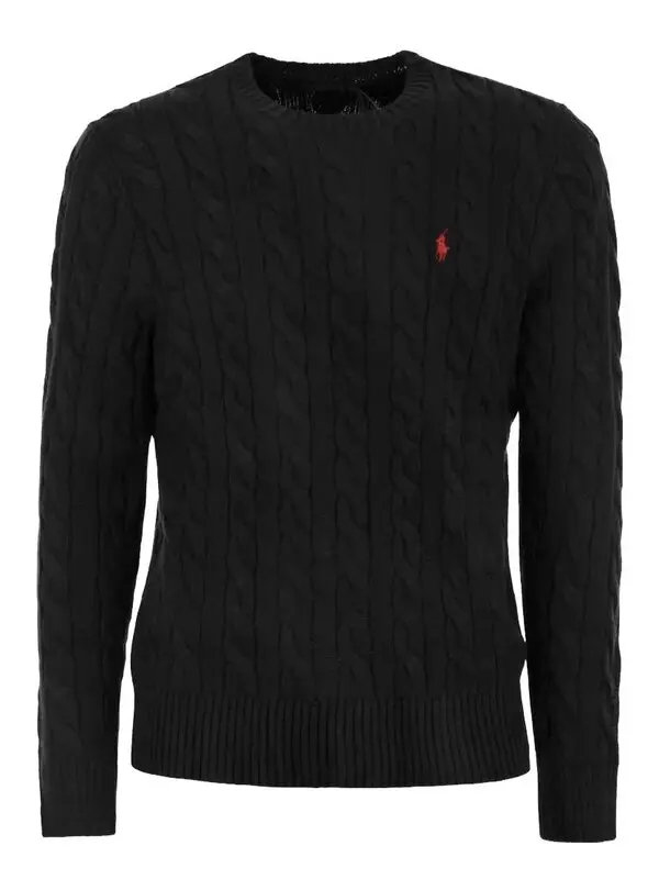 Polo Ralph Lauren Crew Neck Knitwear - Black