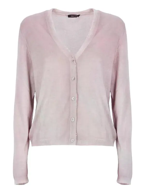 Avant Toi Buttoned Cardigan - Pink