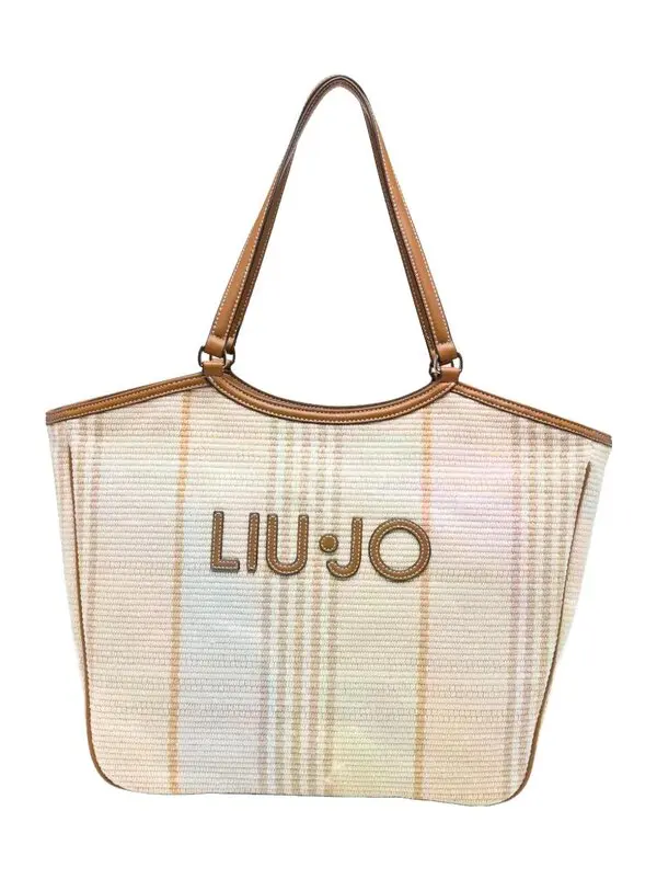 Liu Jo Logo-patch Tote Bag - Neutrals