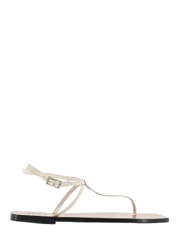 ATP ATELIER Alassio T-strap Buckle Sandals - Neutrals