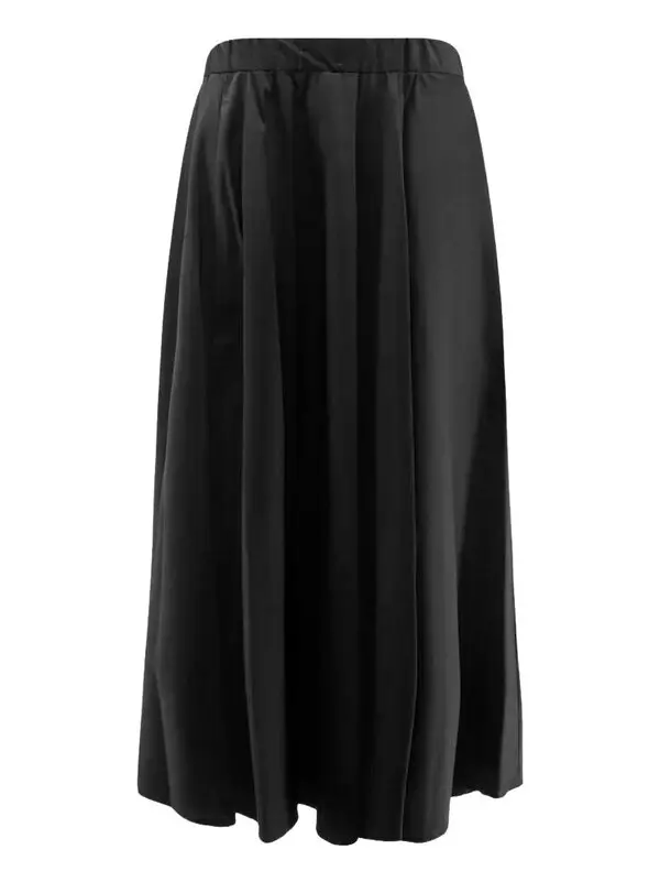 Aspesi Gathered Midi Skirt - Black