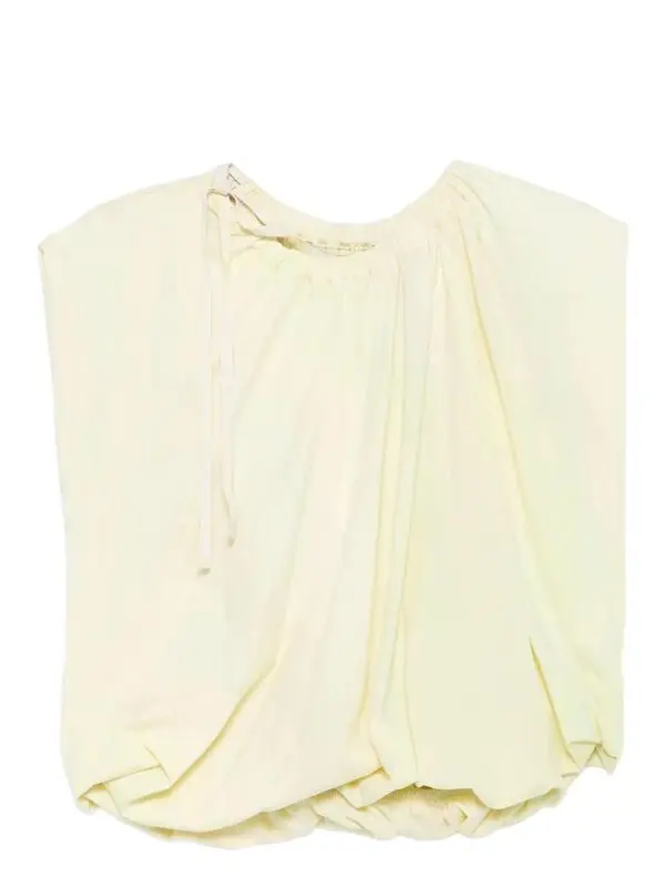 TELA Sibilla Drawstring T-shirt - Yellow