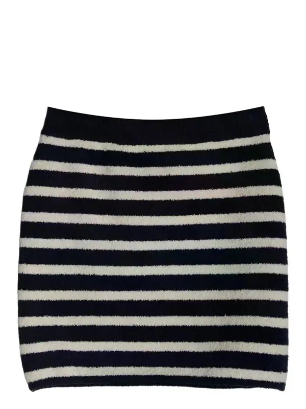 Simkhai Striped Knit Skirt - Blue