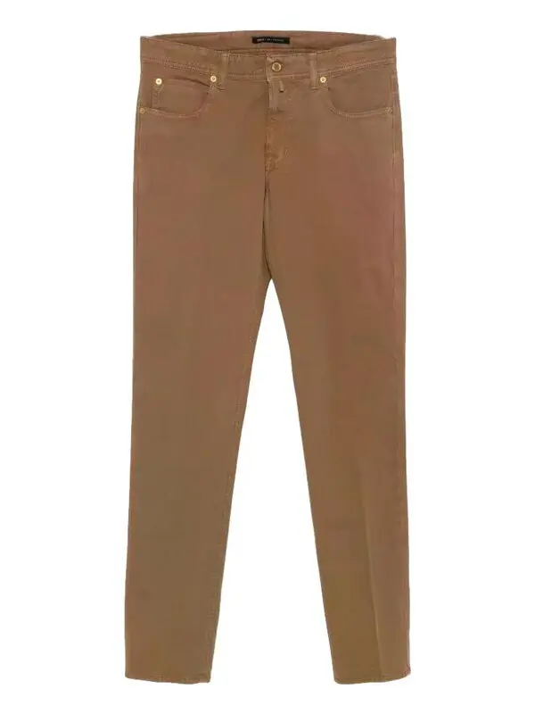 BRIGLIA 1949 Five-pocket Trousers - Brown