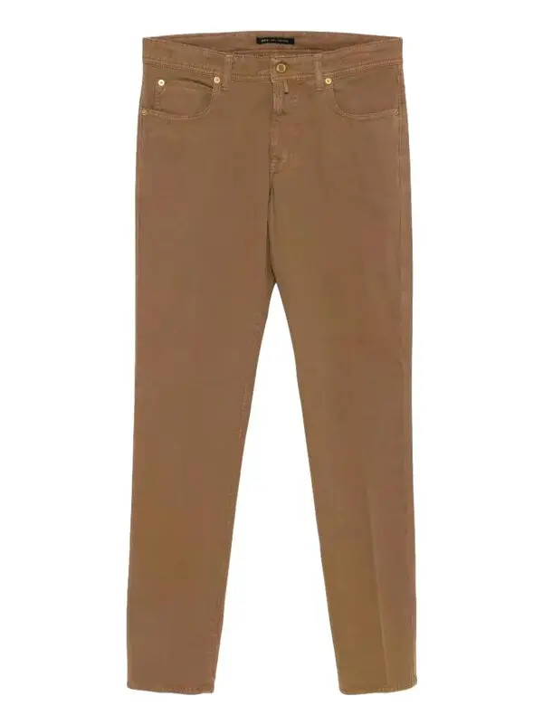 BRIGLIA 1949 Five-pocket Trousers - Brown