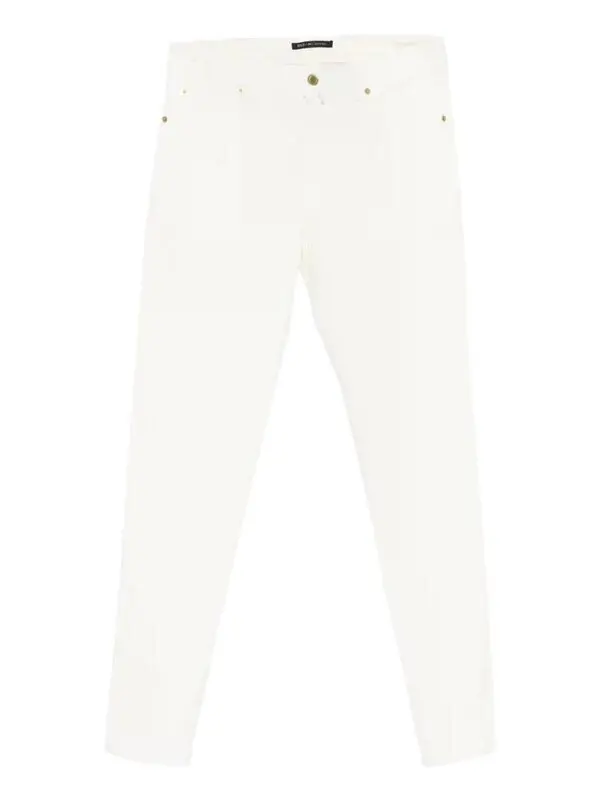 BRIGLIA 1949 Button-fastening Trousers - White