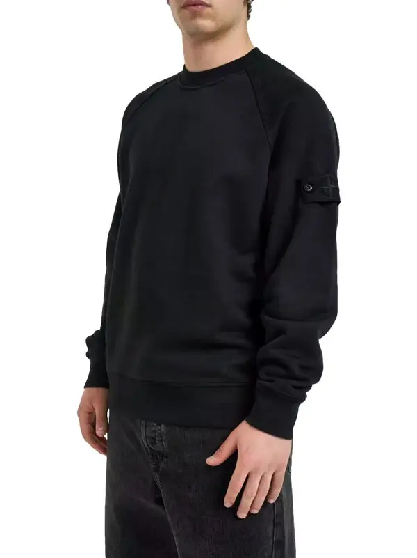 Stone Island Raglan Sleeve Sweatshirt - Black