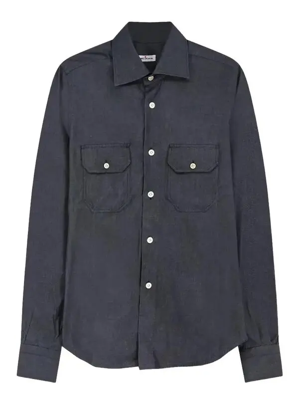 Kiton Pocketed Shirt - Grey