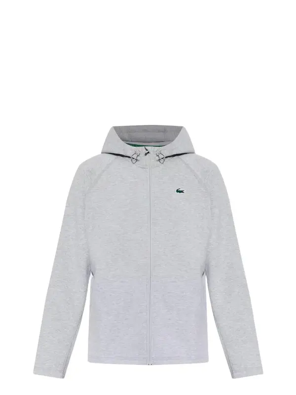 Lacoste Zip-up Hoodie - Grey