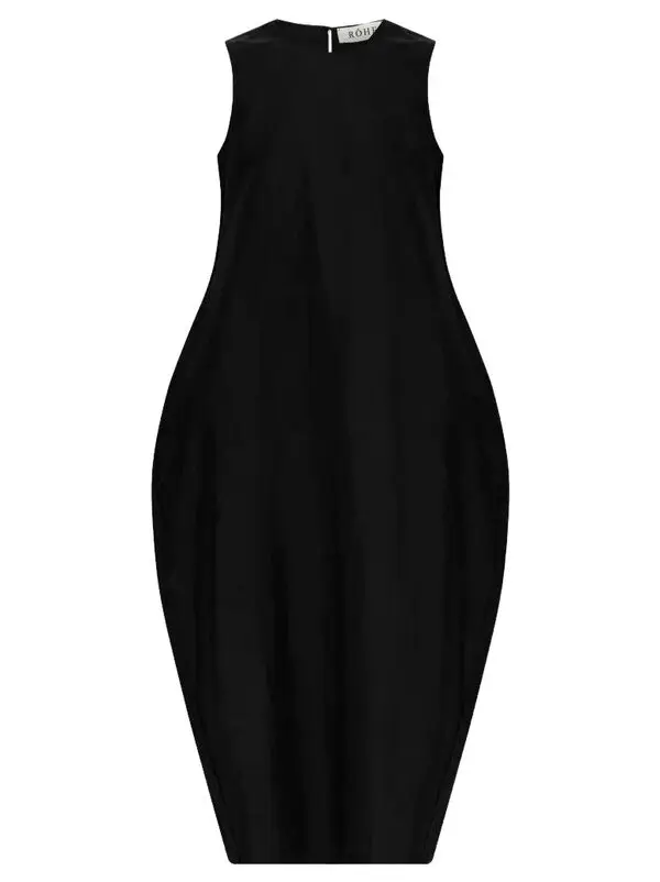 RÓHE Puffball Sleeveless Dress - Black