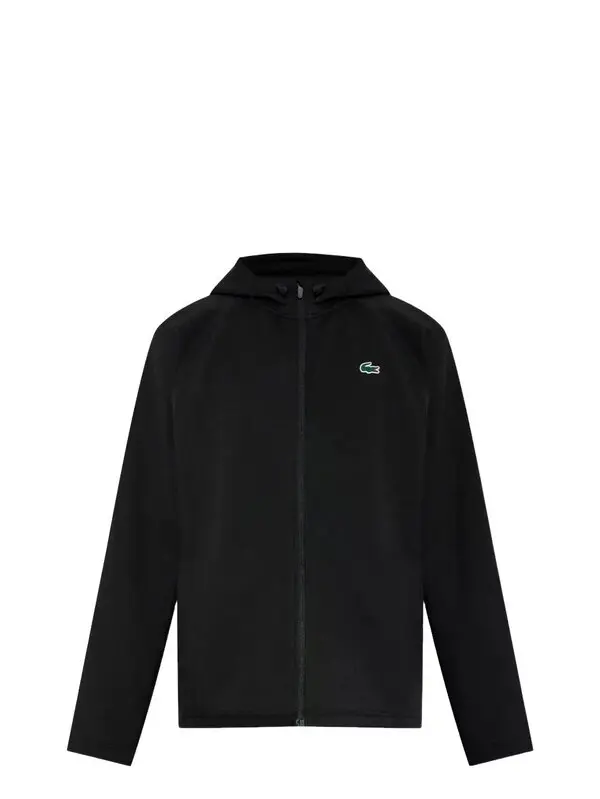 Lacoste Zip-up Hoodie - Black