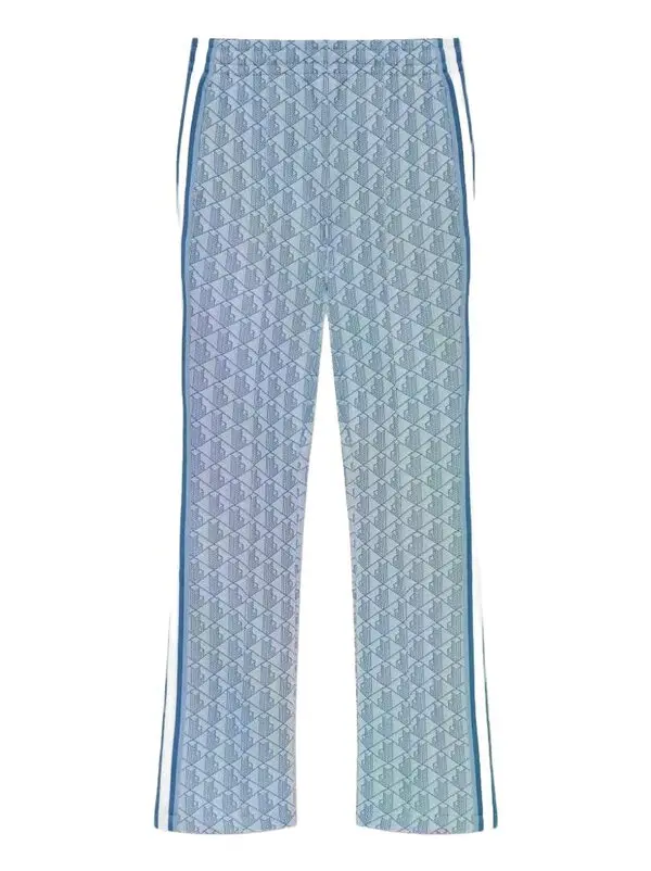 Lacoste Monogram-patterned Track Pants - Blue