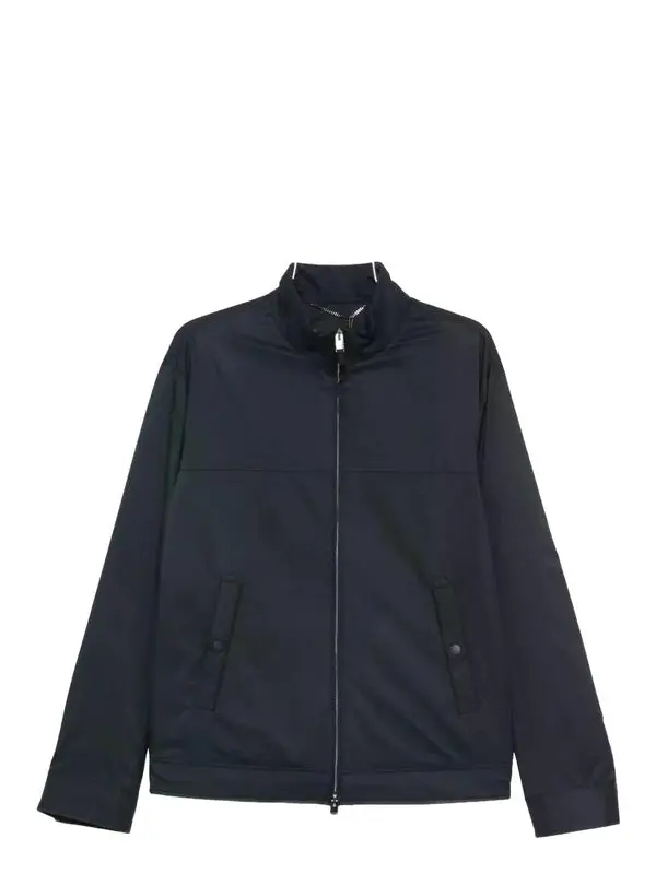 Canali Zip-up Pocket Jacket - Blue