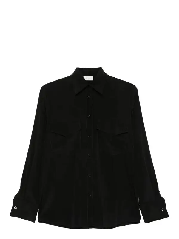 MAZZARELLI Patch-pocket Shirt - Black