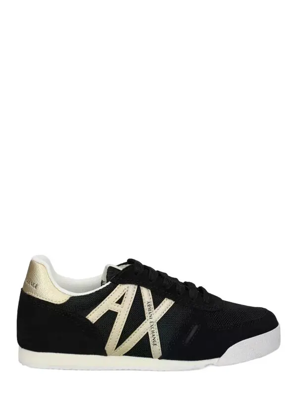 Armani Exchange Logo Sneakers - Black