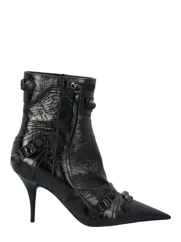 Balenciaga Pointed Toe Boots - Black