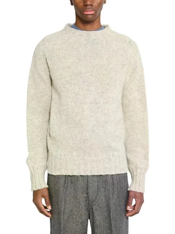 MARGARET HOWELL Seamless Crew-neck Sweater - Neutrals