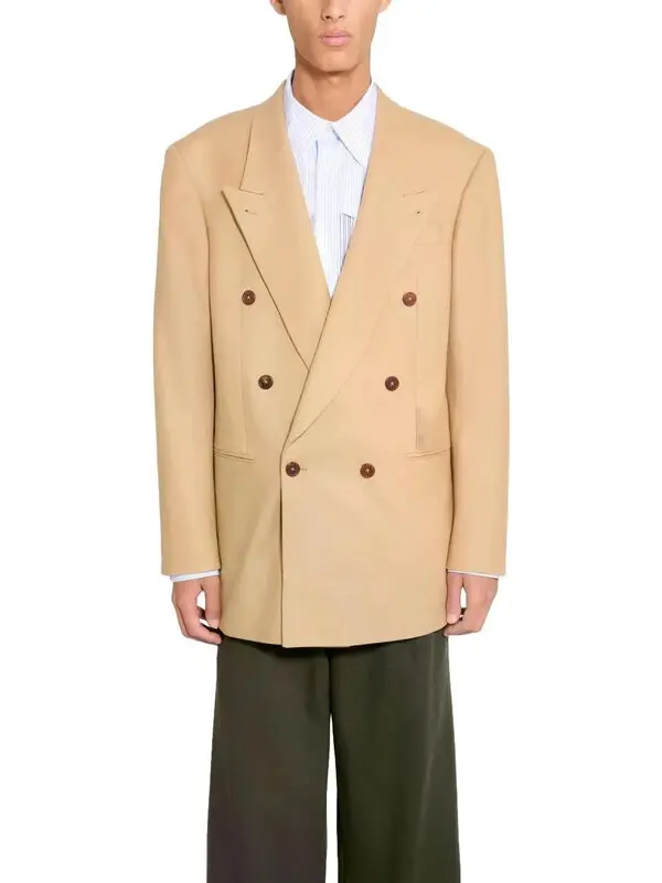 CARTER YOUNG Double-breasted Blazer - Neutrals