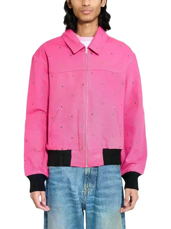 SKY HIGH FARM WORKWEAR Studded Work Jacket - Pink