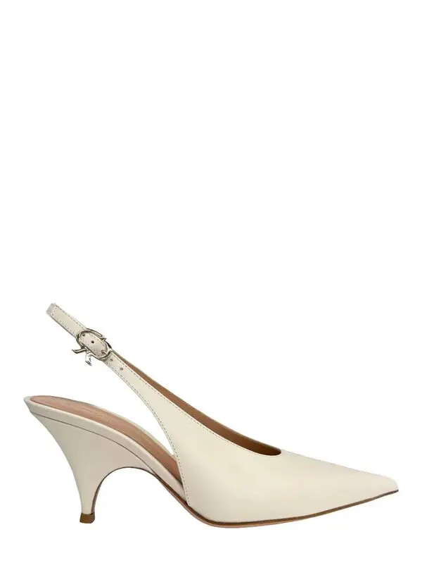 GIANVITO ROSSI Sofia Slingback Loafers - Neutrals