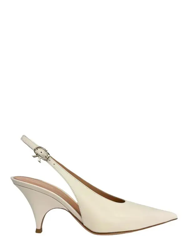 GIANVITO ROSSI Sofia Slingback Loafers - Neutrals
