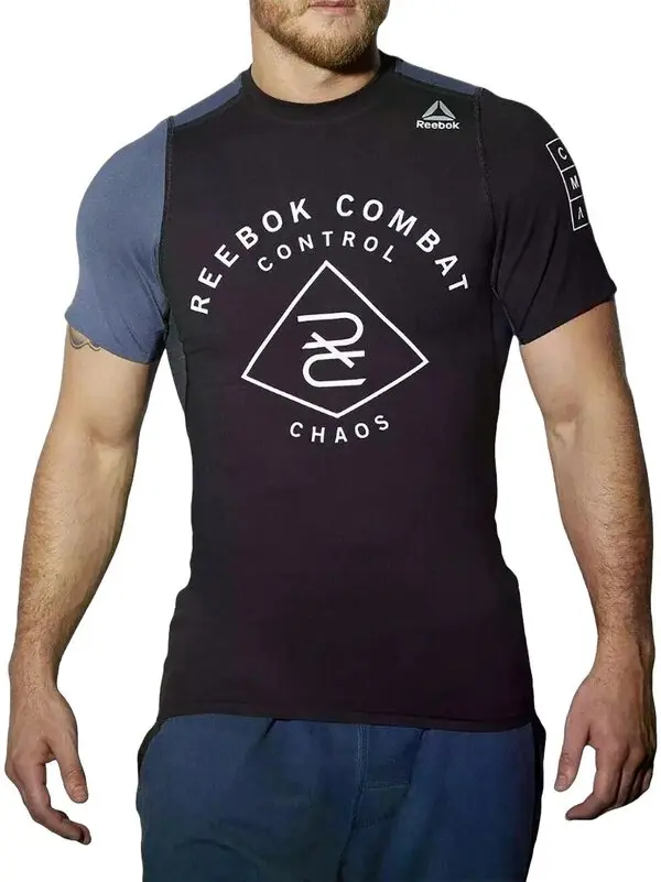 REEBOK Shortsleeve Rashguard - Black