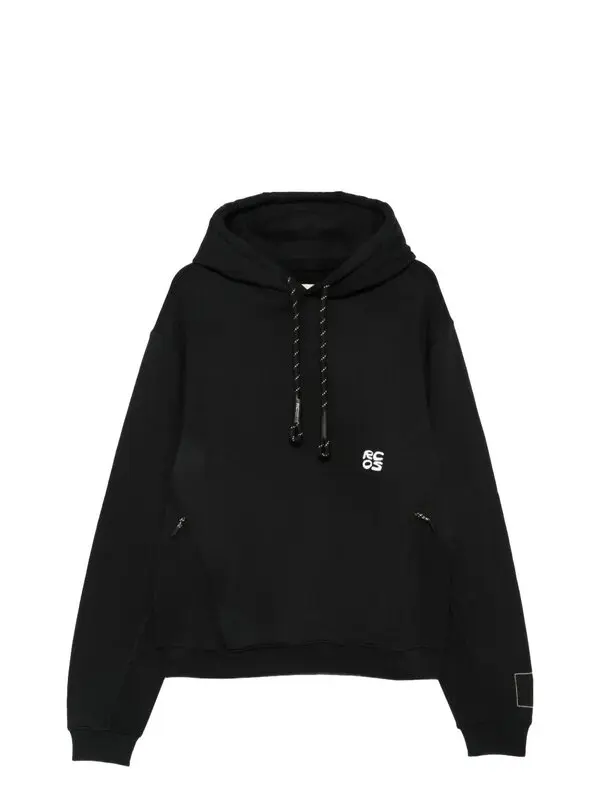 RC OUTDOOR SUPPLY Logo-print Hoodie - Black