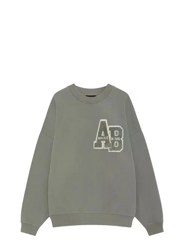 ANINE BING Cotton Sweatshirt - Green