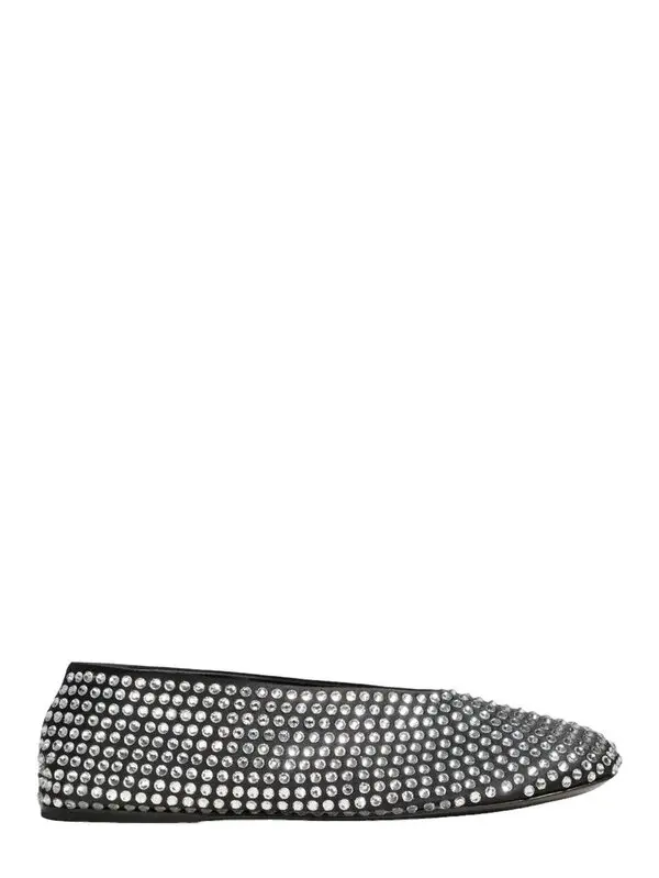 Khaite Studded Ballerina Flats - Black