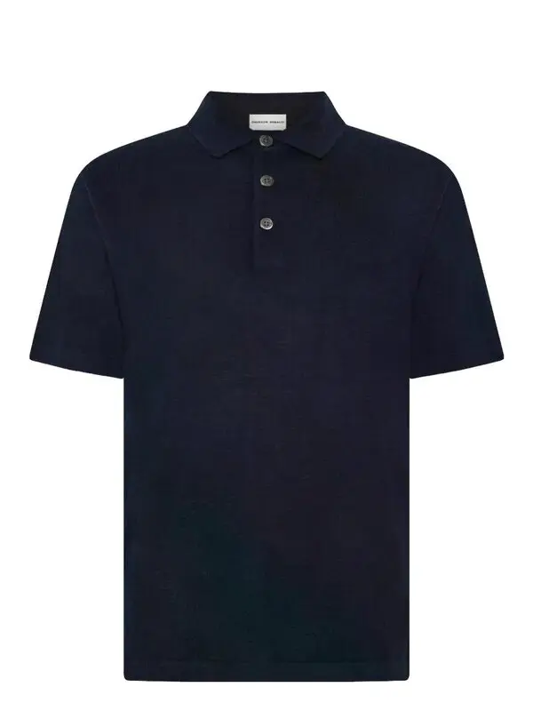 EMERSON RENALDI Button Polo Shirt - Blue