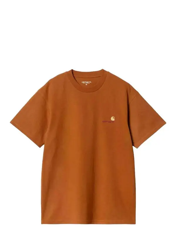 Carhartt Work In Progress American Script T-shirt - Orange