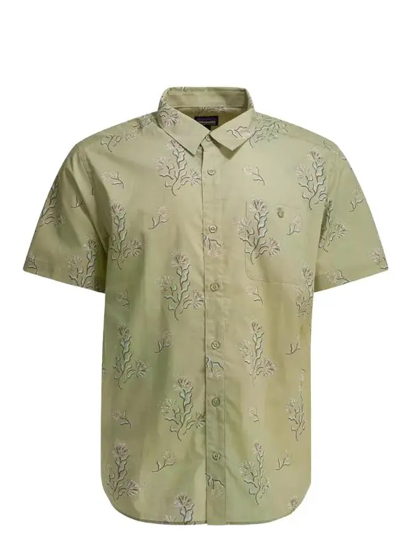 Patagonia Floral-print Short-sleeve Shirt - Green