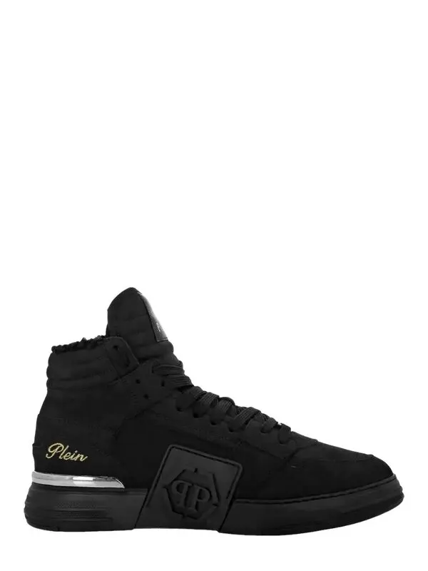 Philipp Plein Phantom Kick$ Hi-top Sneakers - Black