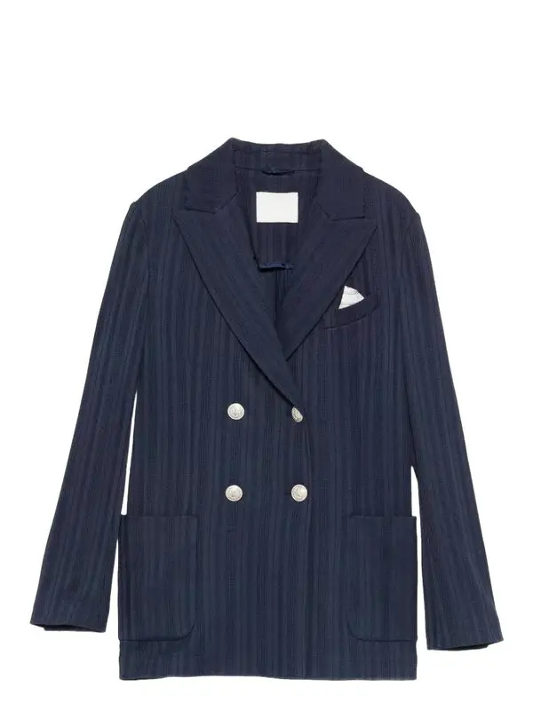 CIRCOLO 1901 Double-breasted Blazer - Blue