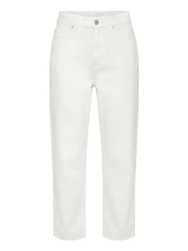Brunello Cucinelli Cotton Denim Jeans - Neutrals